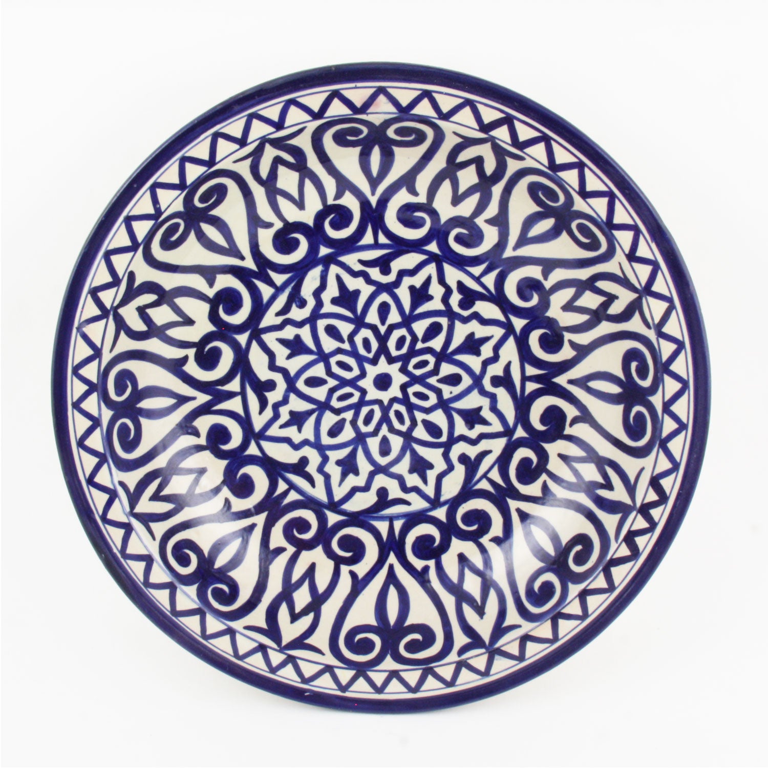 Bol en céramique peint à la main, Maroc F012 – Casa Moro
